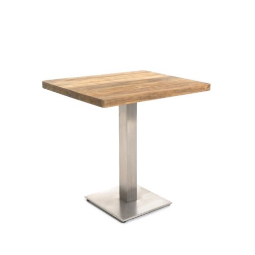 Stainless Steel Square Table 70 – Perfect Fusion